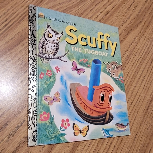 Little Golden Books | Other | Scuffy Zthe Tugboat A Little Golden Book ...